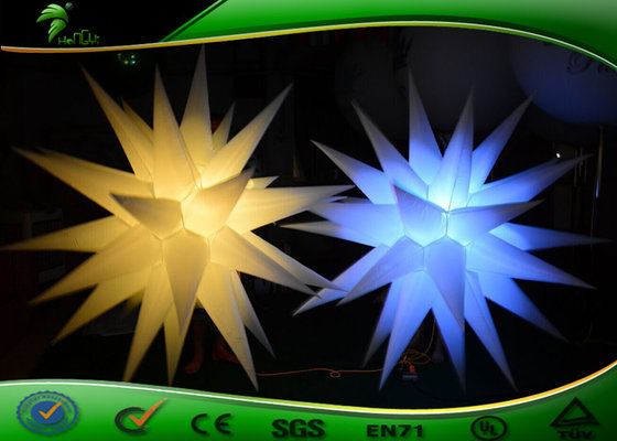 Party Decoration Inflatable Star Shape Model Balloon With LED Lighting ROHS