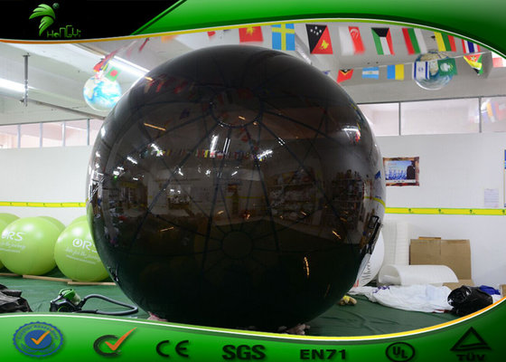Customized Giant Inflatable Water Toys Black Water Walking Balloon PVC Material