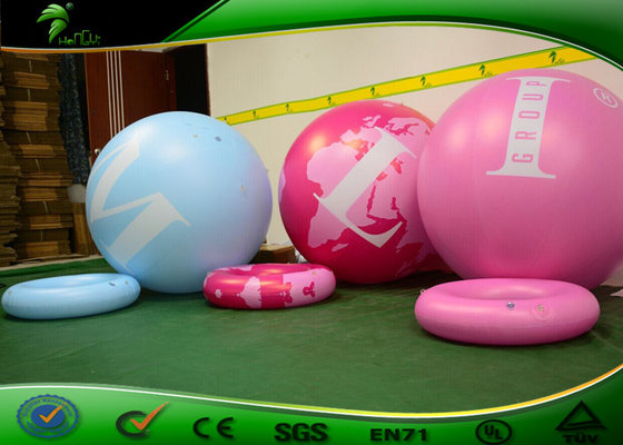 UV Printing Inflatable Helium Advertising Balloons Colorful With Swim Ring