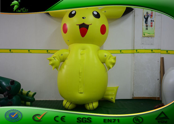 2m Tall Inflatable Cartoon Characters Pikachu Mascot Costume For Promotion