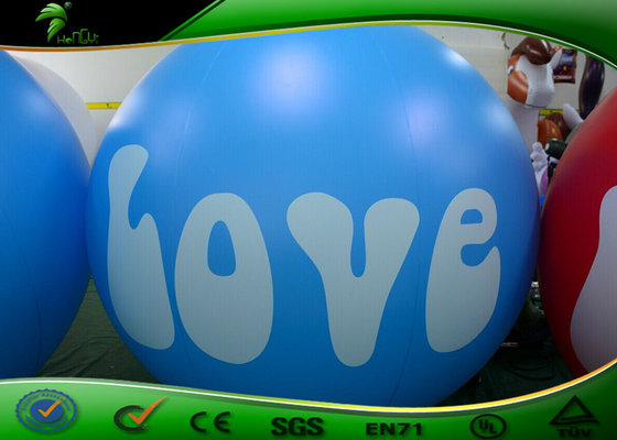 Environmentally Friendly Inflatable Advertising Balloons With Logo Printing SGS