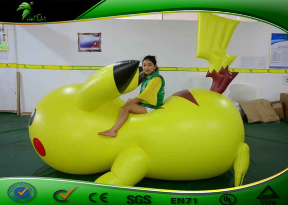Fire Retardant Yellow Inflatable Party Animals Pokemon Cartoon For Rental