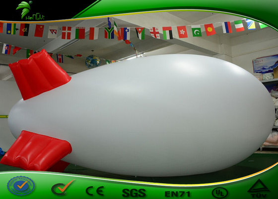 Inflatable Airship PVC Helium Balloon / Inflatable Advertising Blimps For Promotion