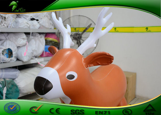 Durable Inflatable Deer Models Cartoon Sika Deer Animal Inflatable Toys For Kids