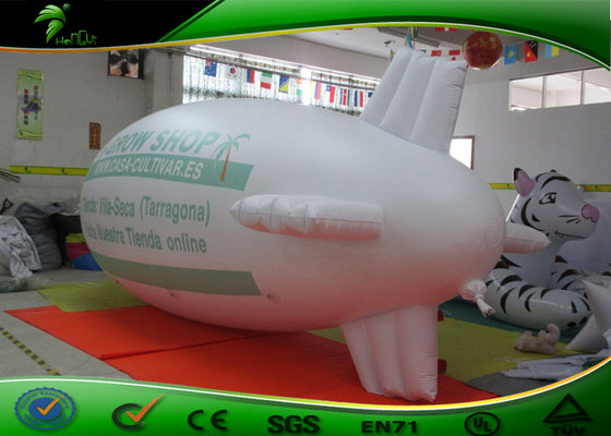 Customized Logo 5m Inflatable Blimp / Airship / Inflatable Zeppelin Helium Balloon