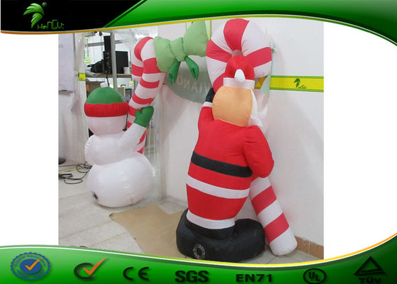Advertising Outdoor Inflatable Holiday Decorations Christmas Inflatable Santa Arch