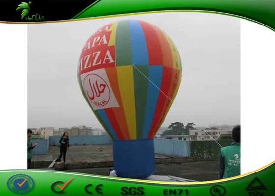 Big Inflatable Advertising Balloons / Inflatable Cold Air Colorful Ground Balloon