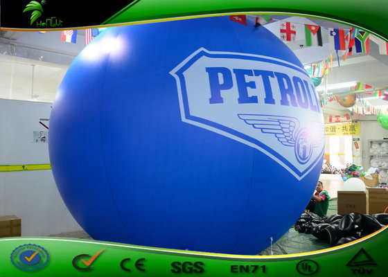 Customzied Inflatable Helium Balloon / PVC 0.18mm Advertising Printed Balloon