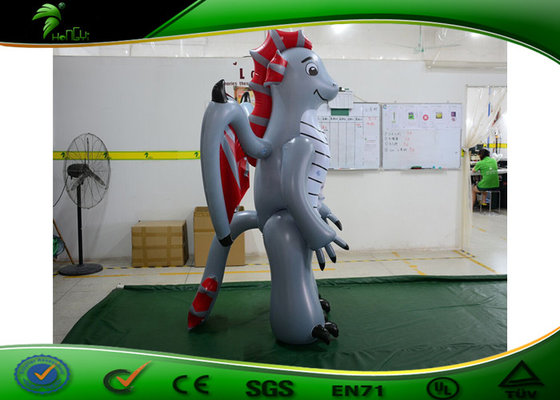 Customized Double Layer Inflatable Cartoon Characters Walking Husky Costume