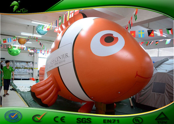 Nemo Fish Giant Inflatable Advertising Balloons 7M Sealed Advertising Air Balloons