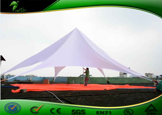 Outdoor Aluminum Promotion Star Shelter / Star Shaped Tent Oxford Cloth