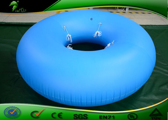 Pool Floating Inflatable Advertising Balloons Blue PVC Swimming Ring For Water Play