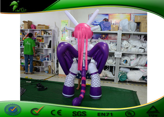 Double PVC Layers Inflatable Model Sex Girl Suit Fire - Resistance For Advertising