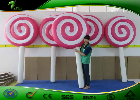 Christmas Inflatable Walking Stick / Inflatable Lollipop Inflatable Holiday Decoration