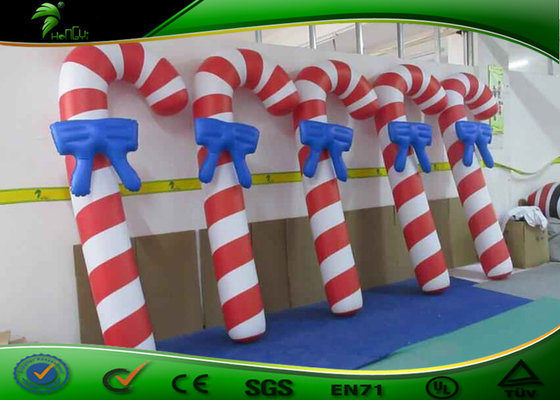 Christmas Inflatable Walking Stick / Inflatable Lollipop Inflatable Holiday Decoration