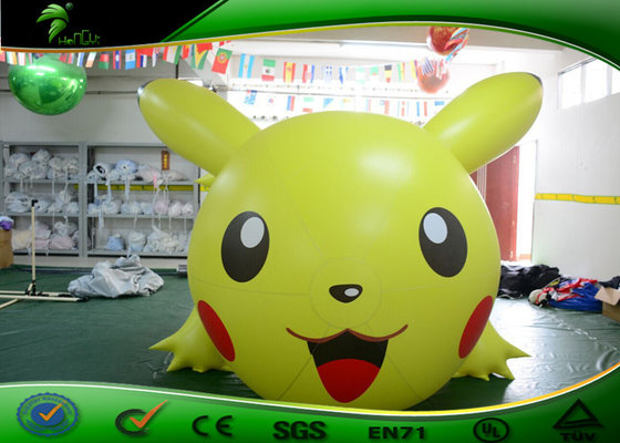 Pikachu 3.5M Long Inflatable Cartoon Characters Lovely Pokemon Figures CE Approval