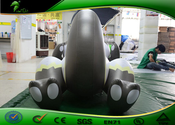 Black / White Lying Dragon Inflatable Sex Cartoon Toys With Digital Printing