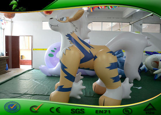 Animals Dog Toy Inflatable Cartoon Characters With Bounce Durable PVC 0.4mm