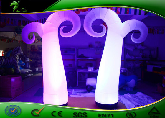 Transparent  PVC Inflatable Lighting Decoration / Inflatable Traffic For Party