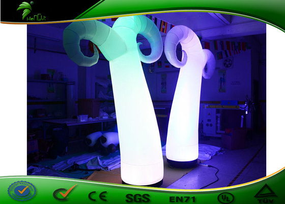 Color Changing Inflatable Led Lighting Tower / Inflatable Lighting Cones 2m