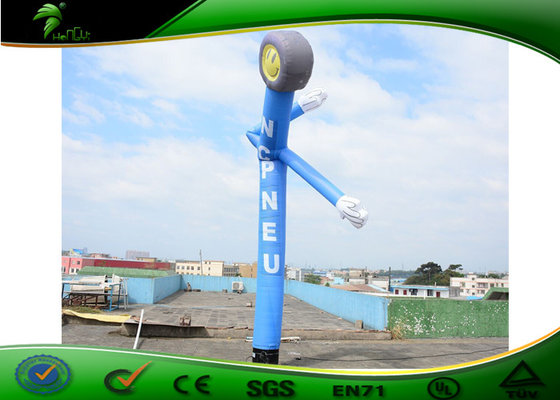 Customized 6M Tall Inflatable Air Dancers / Sky Dancer Double - Triple Stitch
