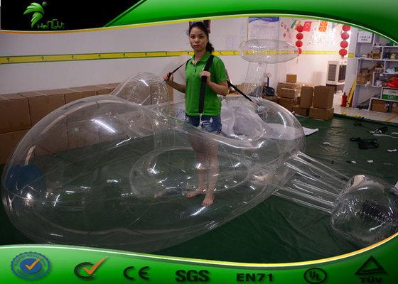 Inflatable Replicas Plane Model / Inflatable Transparent Plane For Water Park