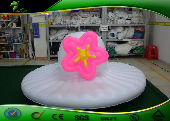 Customized PVC Inflatable Hat Shape / Inflatable Hat Type Model With Flower For Sale