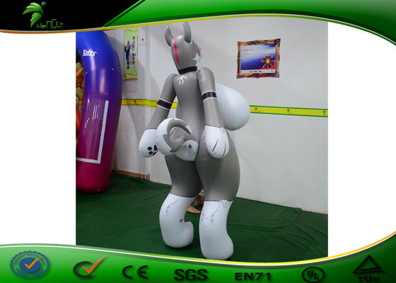 Attractive Sexy PVC Inflatable Cartoon Dog With SPH / Inflatable Sexy Cat Animal With Big Boobs