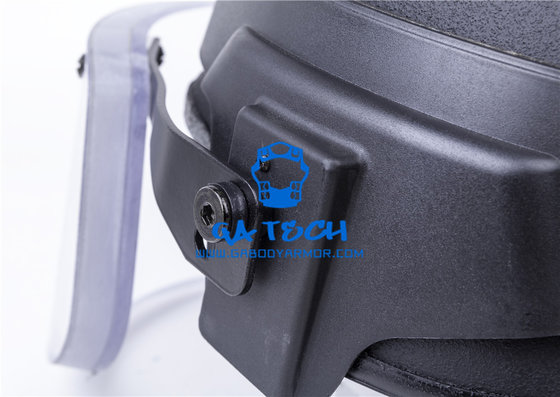 bulletproof helmet visor ballistic NIJIIIA level face shield helmet face mask / bullet proof helmet with visor supplier