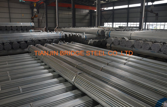 Q195 - Q215 Welded Pre Galvanized Steel Pipe For Construction BS EN 10297