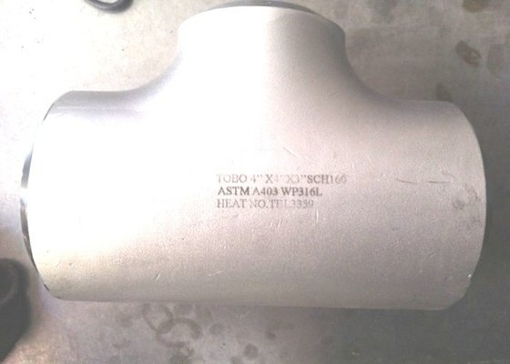 ステンレス鋼管ティー ASTM/ASME SB 336/UNS 2200 （ニッケル 200）/UNS 2201 （ニッケル 201 の）/UNS 4400