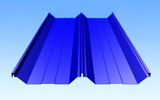 Colored Corrugated Steel Sheet Good Water Drainage System and Strong Bearing
