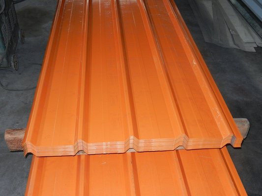 ASTM A653M / JISG 3302 Corrugated Steel Roofing Sheet color coated / ppgi sheet