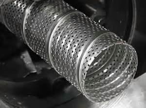 Tube en acier perforé fermant à clef le noyau de filtre de couture pour le soutien de filtre
