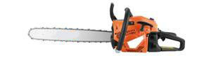 Cost Efficient 20 Inch Gas Powered Chain Saw Streamlined  Body Design High Hardness,