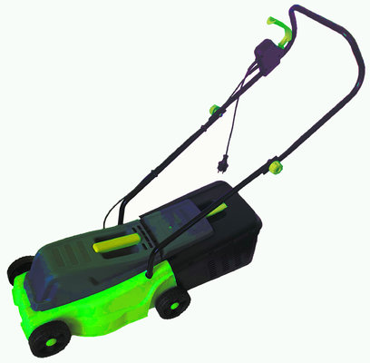 32 cm  Multiple input power electric lawn mower -  1000w / 1200w brsuh motor  / belt drive