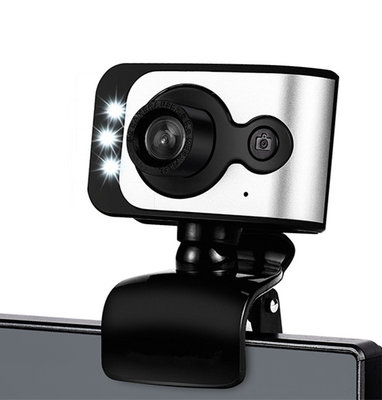 Touch Manual Adjustment USB2.0 Desktop Laptop Computer Camera  LED HD