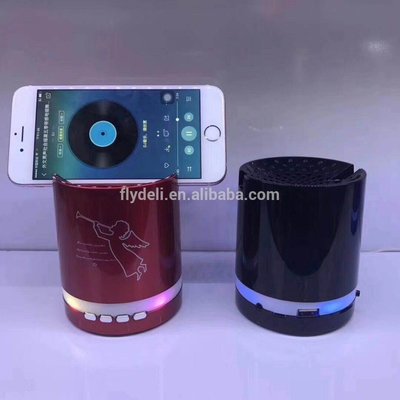 New Design mobile phone holder outdoor speaker with LED blue tooth sound bar