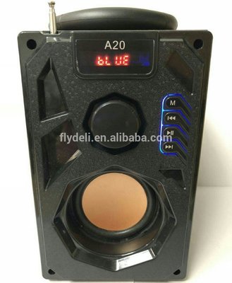 Portable  speaker with USB TF FM  AUX Display outdoor wireless speaker