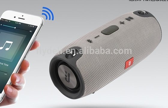 OEM  Portable  TF USB AUX FM cylinder blue tooth speaker