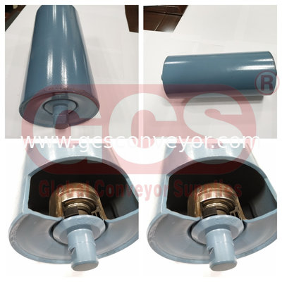 Conveyor Roller and Frame 89mm -152mm Return roller belt conveyor roller for cement plant conveyor