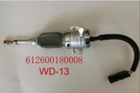 Liugong 836 flame-out solenoid valve 24v stop-oil electromagneian iron 612600180008 stall controller WD-13 wheel loader