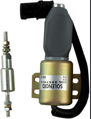 12V Diesel Fuel ShutOff Valve Fuel Pump Solenoid 3357411 for Cummins 6CT 6CT8.3 spare parts