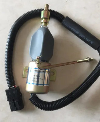 24V Fuel Stop Solenoid 13026697 for Deutz Liugong Backhoe Engine Shut Off Solenoid Switch wheel loader