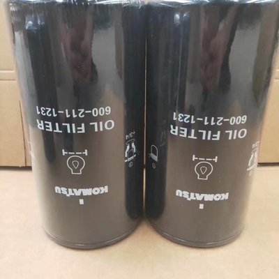 600-211-1231 Excavator S6d125 Diesel Engine Parts  Oil Filter for Komatsu