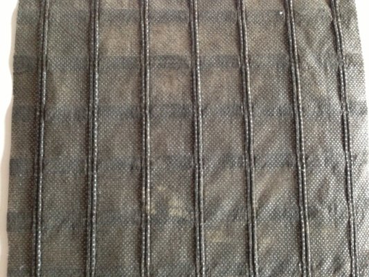 White Color Impregnated Composite Geotextile With Fiberglass Geogrid