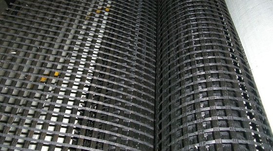 Biaxial Coated Geogrid Bx1200 Pavement Reinforcement Design High Tensile Strength