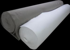 Polyester / Polypropylene Nonwoven Geotextile Fabric , Soil Separation Fabric