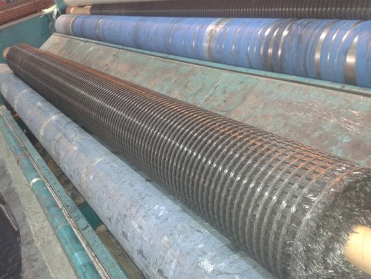 PP / Hdpe Uniaxial Retaining Wall Geogrid Reinforcement High Temperature Resistance