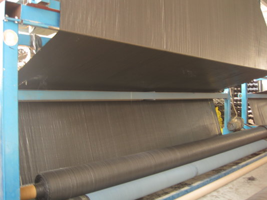Heavy Duty PP Material Woven Geotextile Fabric , Sun Resistant Weed Suppressing Membrane